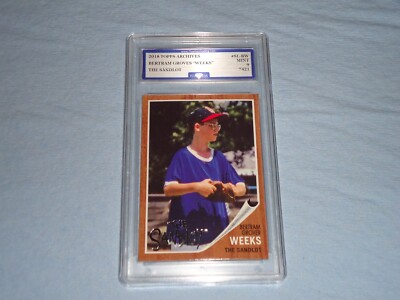 2018 Topps Archives Baseball Card The Sandlot Bertram Weeks 9 Mint 7421 ...