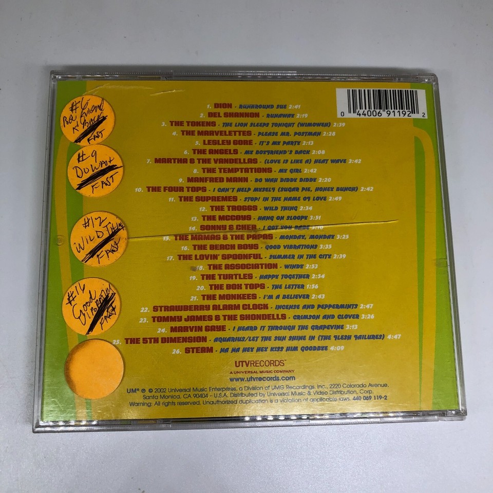 Pure 60's: The #1 Hits by Pure 60's: The #1 Hits / Various (CD, 2002 ...