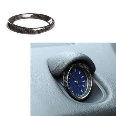 Real Carbon Fiber Dashboard clock Dial Circle Trim For Maserati Ghibli ...