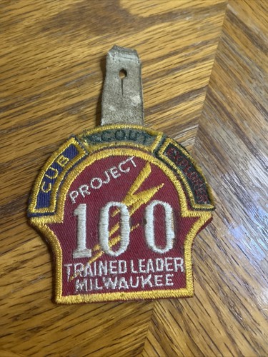 VTG BSA TRAINED LEADER MILWAUKEE Project 100 PATCH & Segments Explorer Cub Scout | eBay