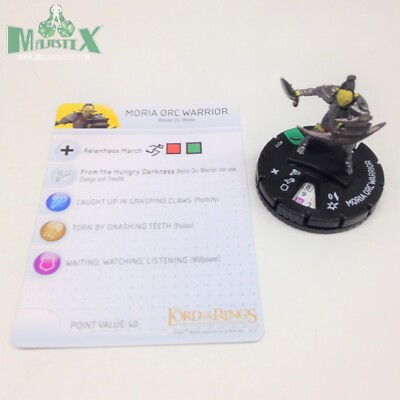 Heroclix The Lord of the Rings Fellowship of the Ring set Moria Orc ...