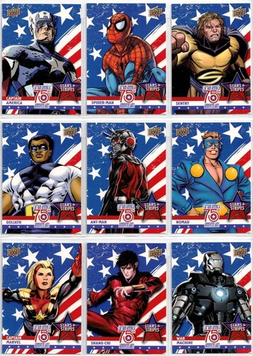 Captain America 75th Anniversary: Complete Stars & Stripes Set (30 ...