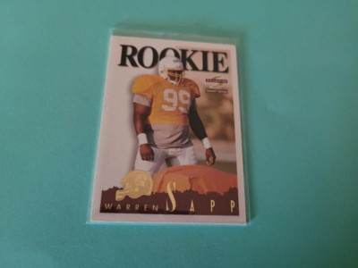 WARREN SAPP SCORE FOOTBALL ROOKIE CARD $$ | eBay