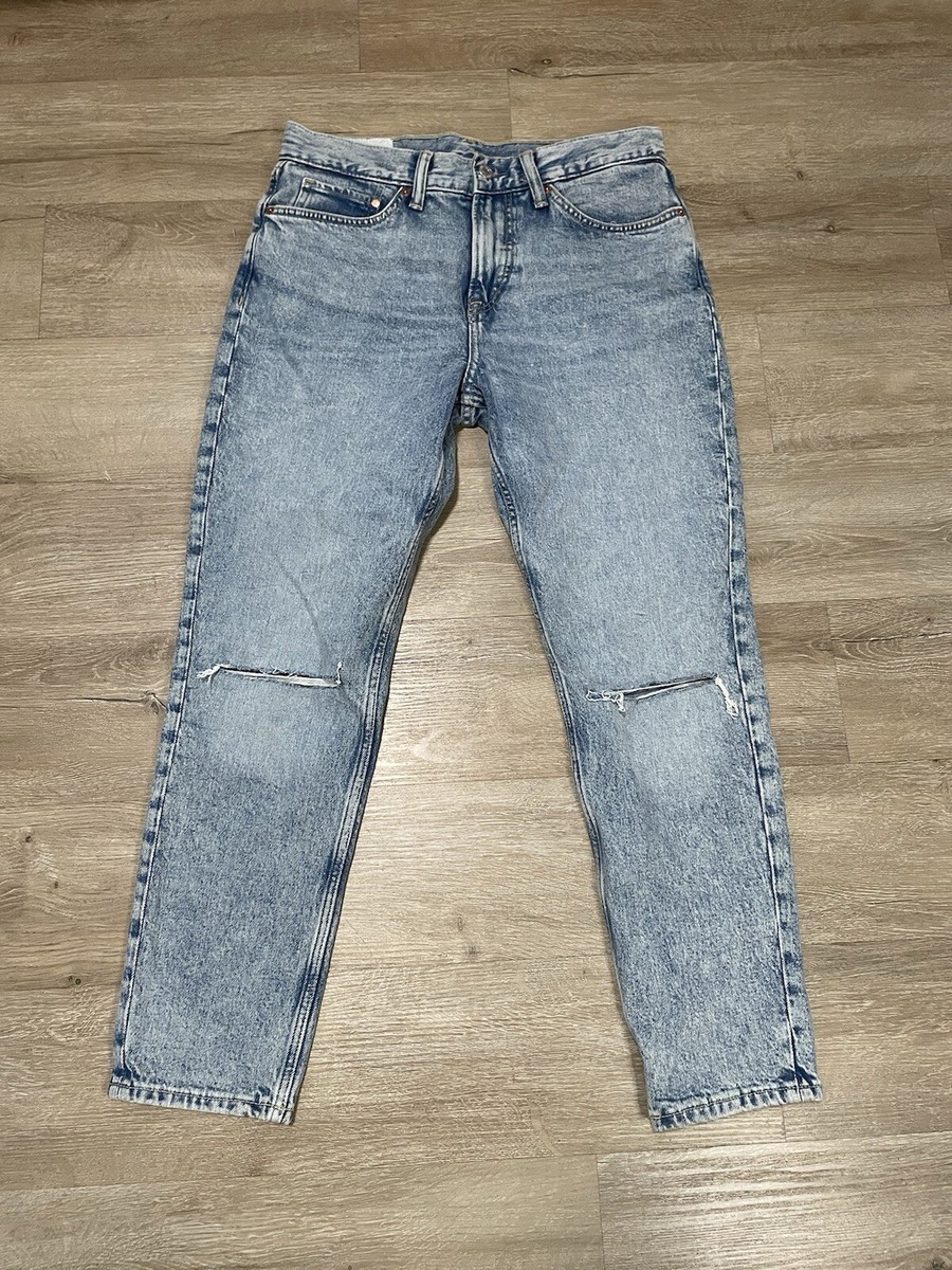 Light Acid Wash Mens Jeans
