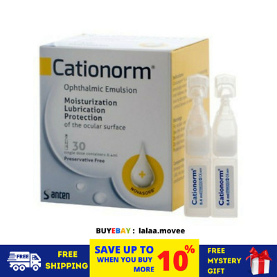 Cationorm Ophthalmic Emulsion 30's X 0.4ml Vial Eye Drops | eBay Australia