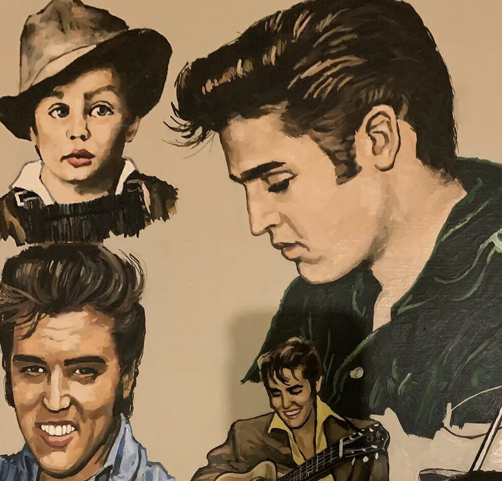 Original Elvis Presley painting by Bruce Lakofka | eBay