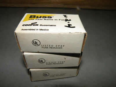 (3) BUSS 263 Fuse Reducers 30 Amp x 60 Amp 250 Volt Fits 60A Clip NIB ...