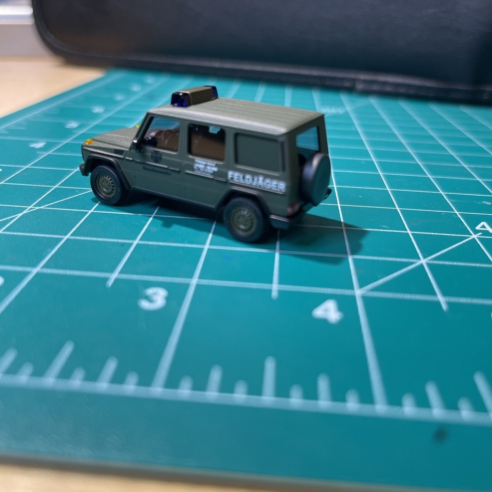 Busch HO Scale 1:87 Mercedes Military Police Feldjager Army G Wagon | eBay