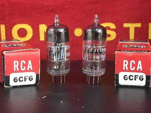 Pair RCA 6CF6 Vacuum Tube NO/NIB tested 100% | eBay