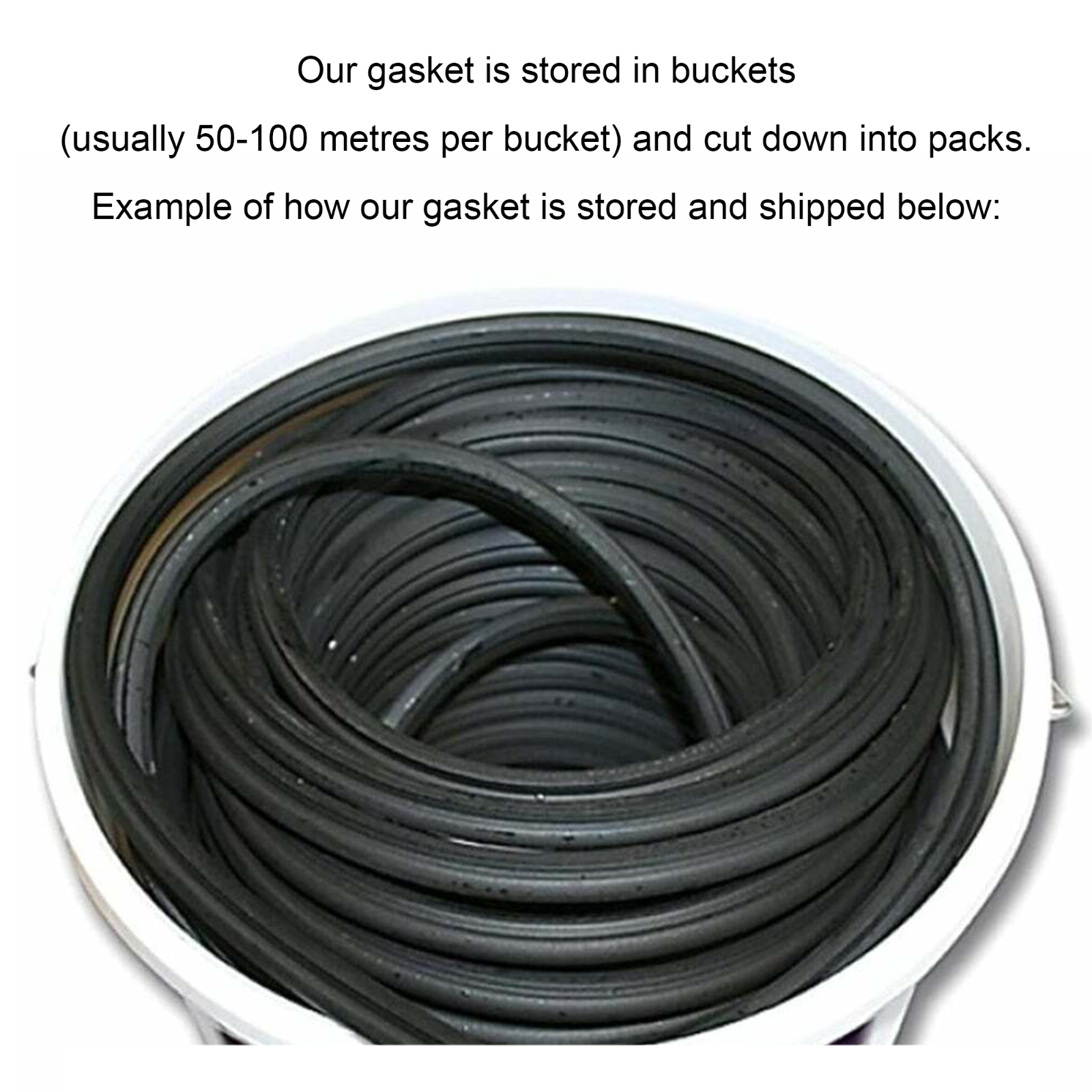 Bubble Gasket - Rubber Door And Window Seal Gasket. Black. R6667 (10 ...