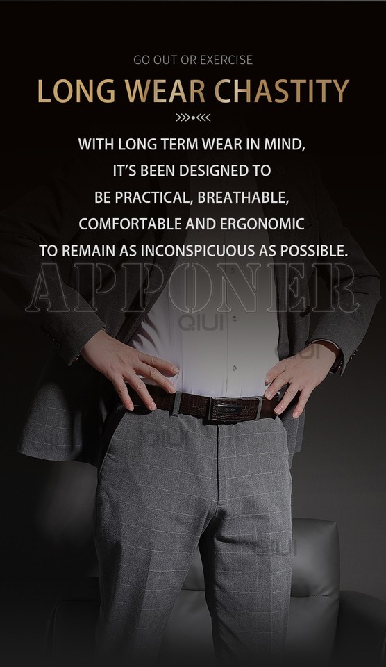 QIUI Cellmate II Shock Chastity Cage APP Remote Control Ring Chastity ...