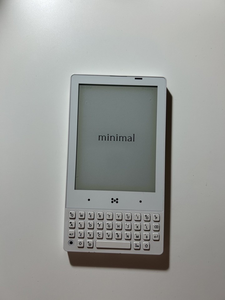 Minimal Phone MP01 Pebble (white), 6gb/128gb, Eink E-ink Display with ...