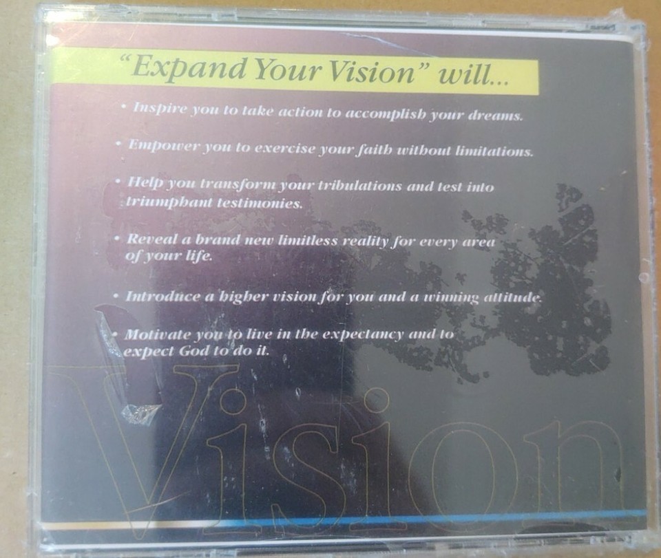 Bishop Jerry L. Jones Sr. Expand Your Vision CD Rare OOP sermon ...