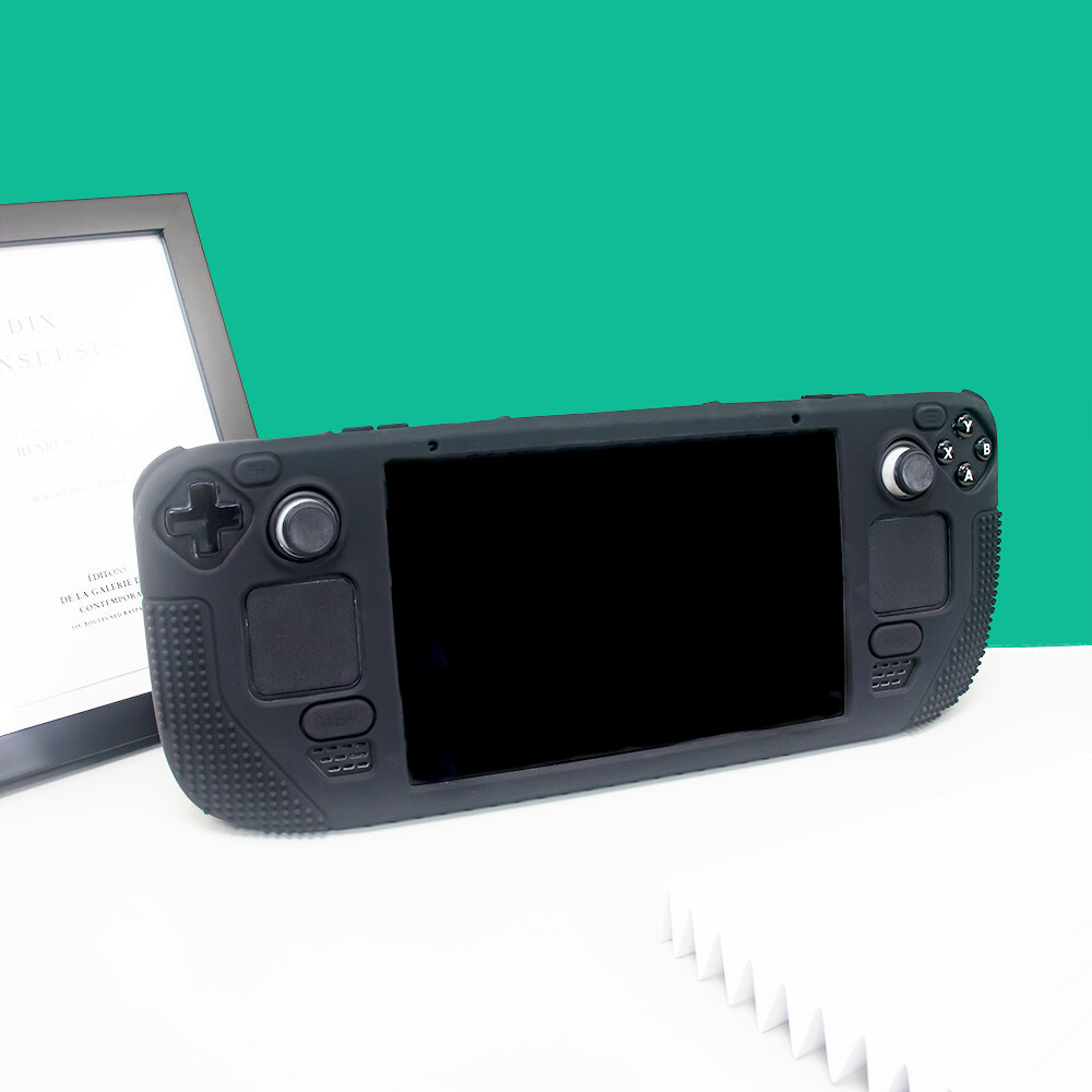 V4 Anti Fall Game Console Case Cover Accessories for Steam Deck (Black ...