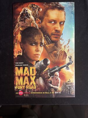 MAD MAX: FURY ROAD (2015) 11" x 17" PROMO POSTER | eBay