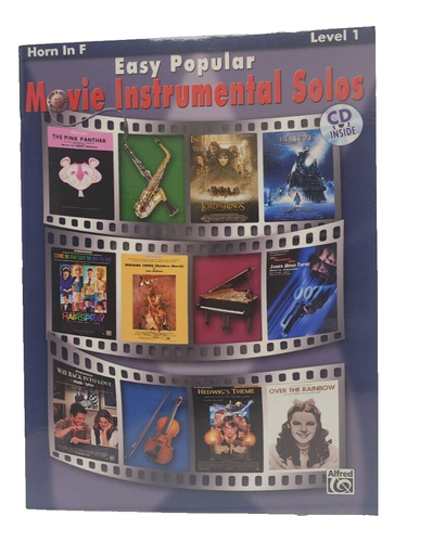 Easy Popular Movie Instrumental Solos Tenor Saxophone Music Book Level ...