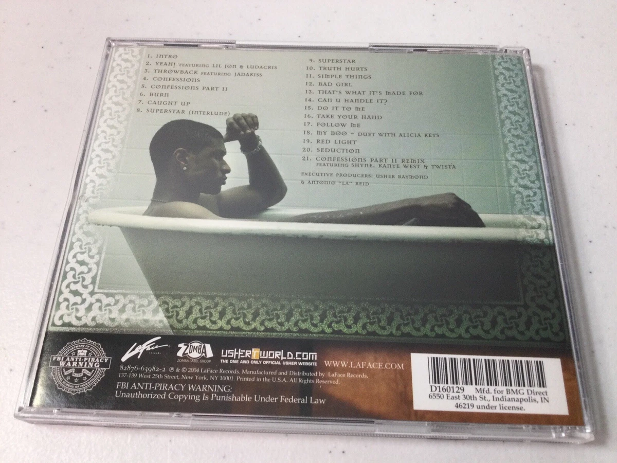 Usher Confessions Tracklist