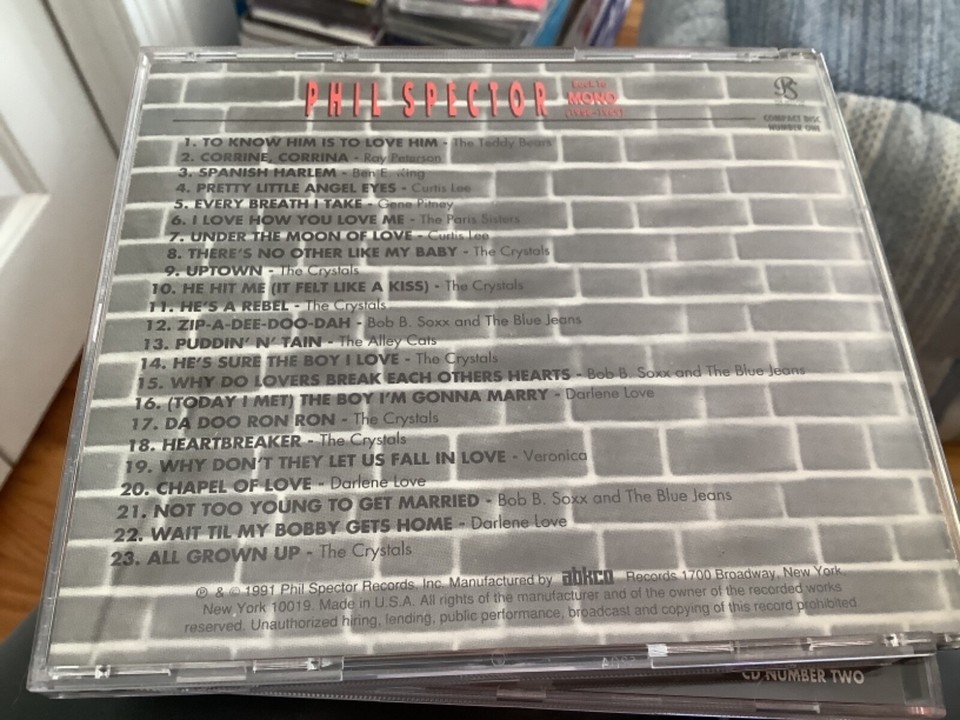 Phil Spector Back to Mono CD Number One | eBay