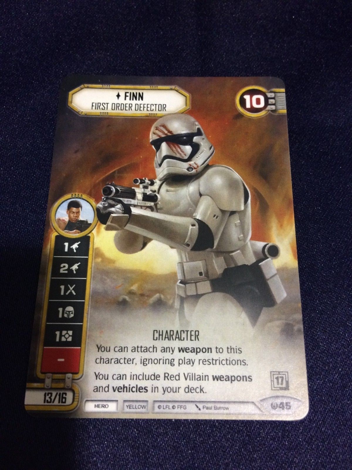 Star Wars Destiny Finn - First Order Defector Promo Card | eBay