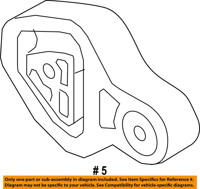 Ford DA8Z6068A Genuine OEM Factory Original Trans Mount for sale online ...