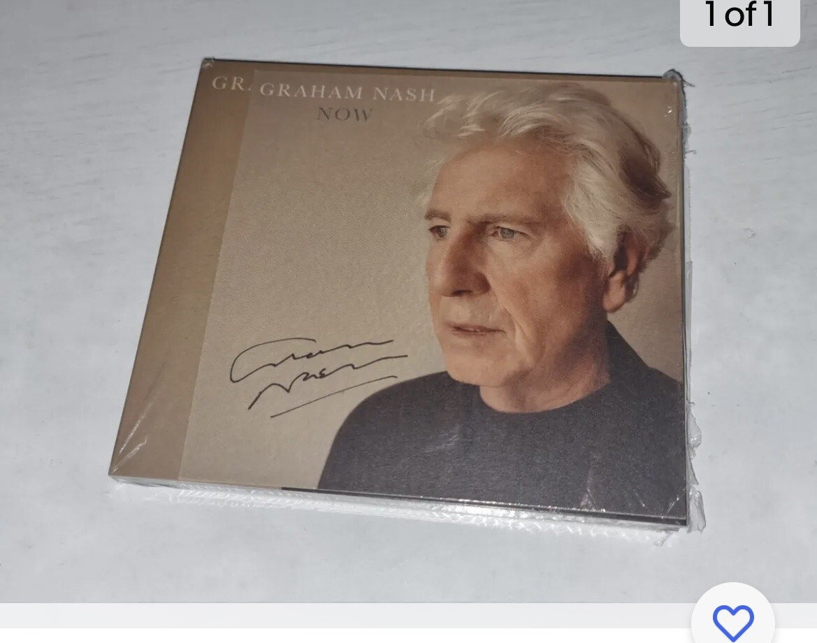 Graham Nash Now CD autographed | eBay