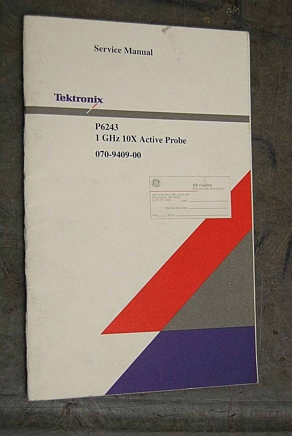 Tektronix P6243 1 GHz 10X Active Probe (070-9409-00) Service Manual | eBay