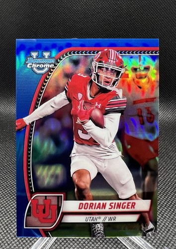 2024 Bowman University Chrome - Dorian Singer #68 Blue Refractor /199 ...