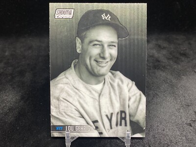 LOU GEHRIG 2021 TOPPS STADIUM CLUB CHROME #21 BASE CARD / NEW YORK ...