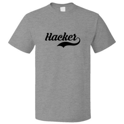Funny Hacker Retro Old School T shirt Tee | eBay
