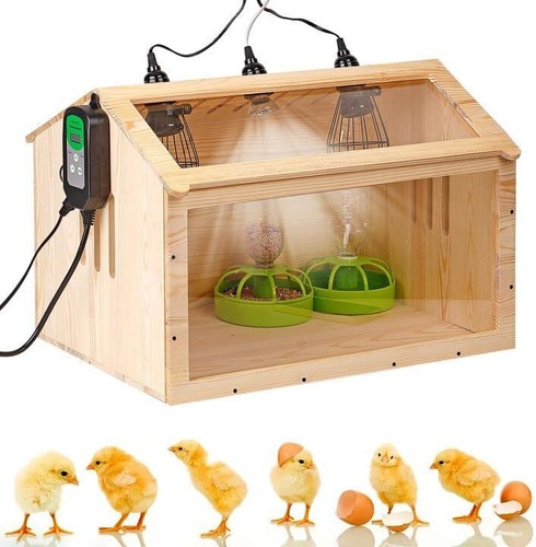 Chick Brooder Box with Thermostat, Intelligent Brooder Box for Newborns ...