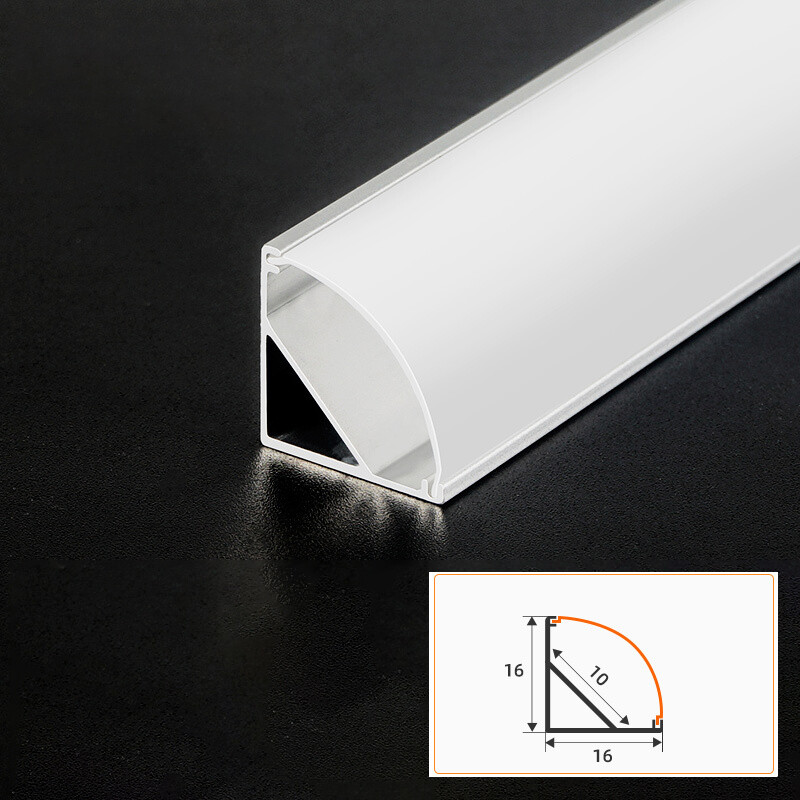 10Pcs 3.3ft Each LED Aluminum Profile Channel Holder with Cover for LED ...