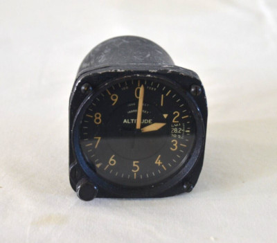 Vintage Kollman Altimeter Altitude Aviation Airplane Gauge Instrument ...