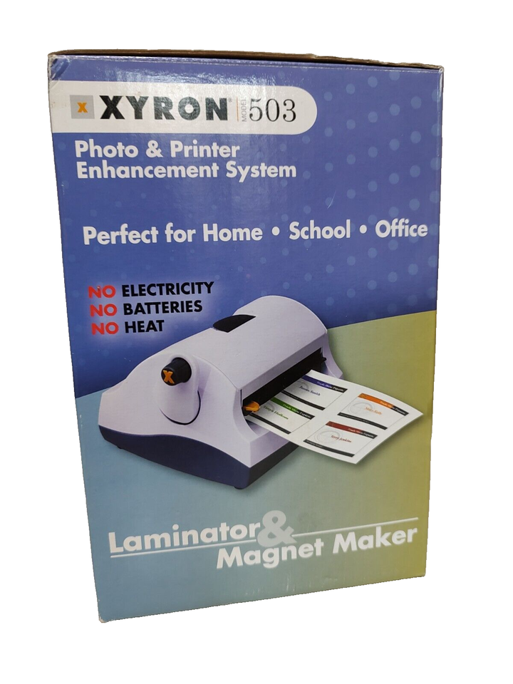 XYRON 503 Laminator & Magnet Maker Photo & Printer Enhancement System ...