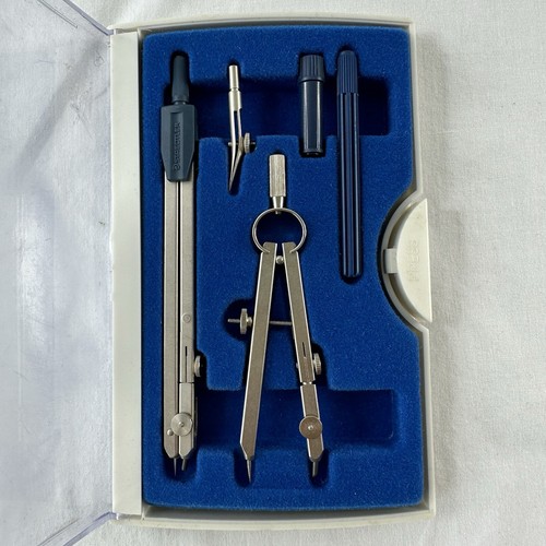 Staedtler Mars Superbow Drawing Instrument Set 5 Piece Vintage Drafting ...