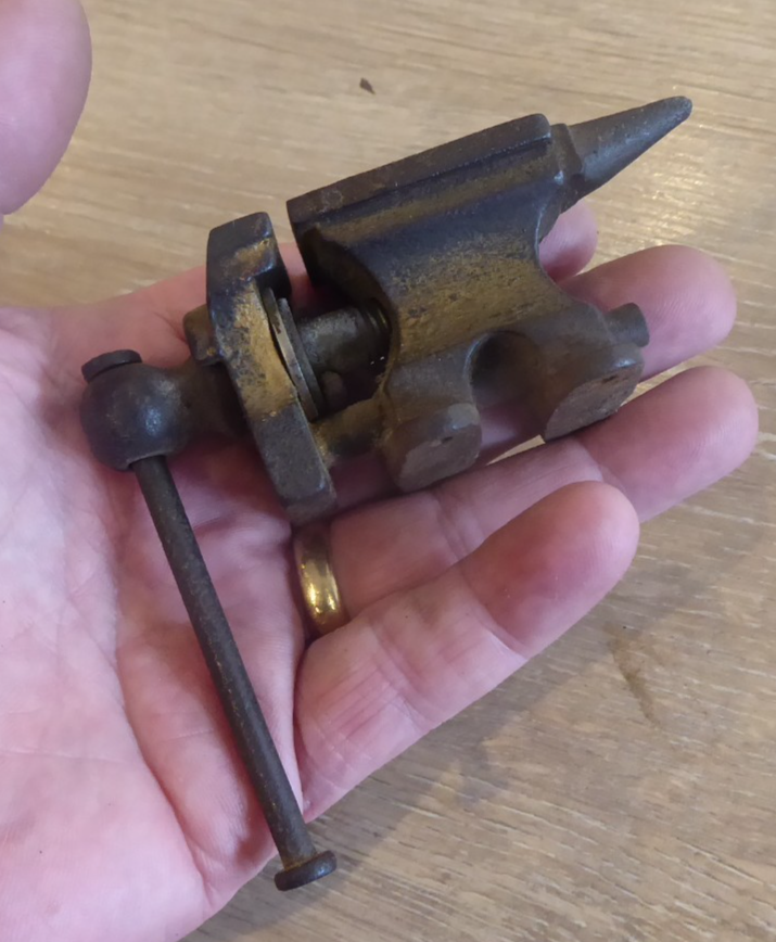 VINTAGE JEWELLERS WATCHMAKERS ANVIL / VICE OLD TOOL | eBay UK