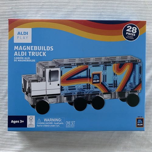 2025 ALDI Play 28 Piece Magnebuilds ALDI Delivery Truck VIRAL *FREE ...