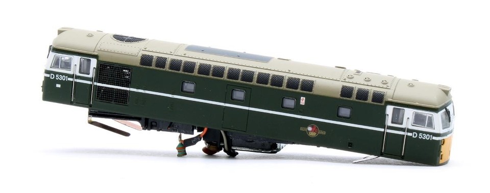 DAPOL 'N' GAUGE ND145B BR GREEN CLASS 26 D5301 DIESEL LOCOMOTIVE | eBay UK
