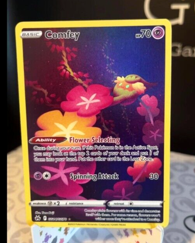 Comfey - GG14/GG70 - Crown Zenith - Full Art - Holo Rare - Pokemon Card ...
