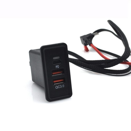 Dual USB Typec Ports Socket For VW Golf Mk7 Transporter T6 Factory ...