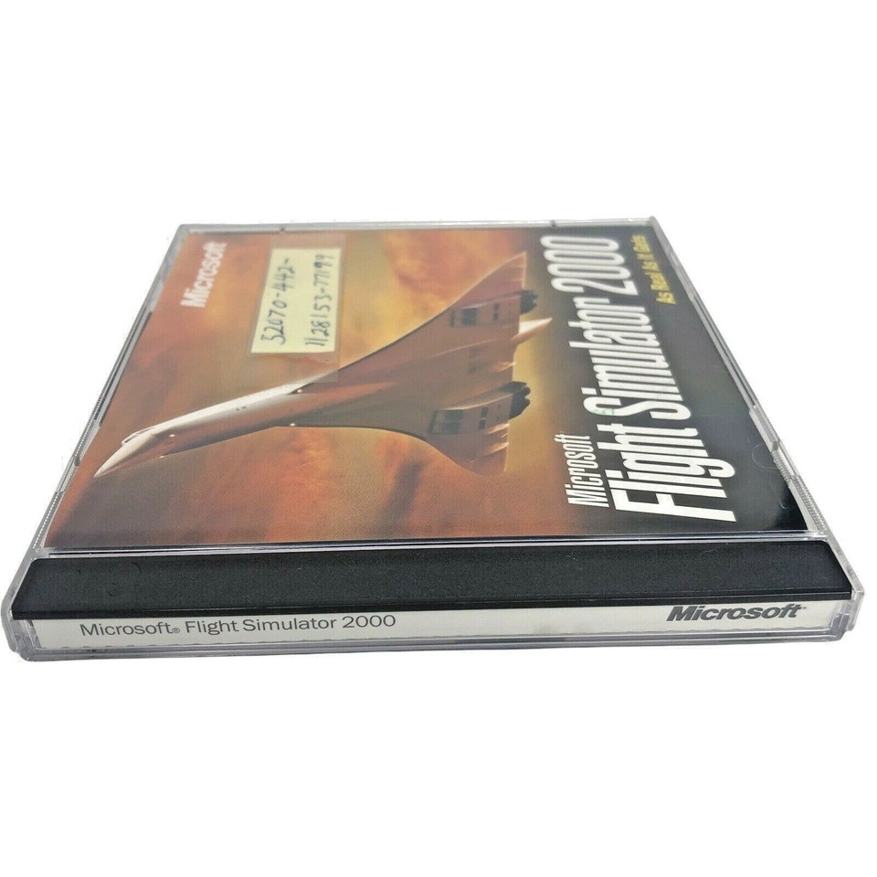 Microsoft Flight Simulator 2000 As Real As It Gets PC 1999 2 Discs ...