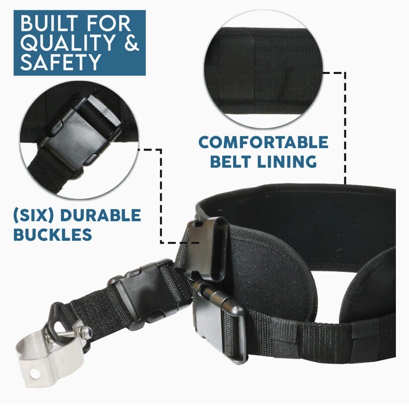 Pressure Washer Wand Belt, Telescoping Washer Support Harness with ...