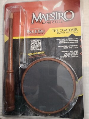 Maestro Game Call THE COMPOSER Walnut Slate Call Signature Series Paul ...