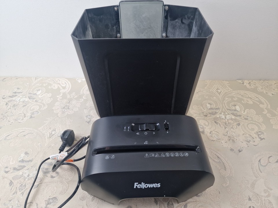 Fellowes Paper Shredder for Home Office Use - 9 Sheet Cross Cut ...