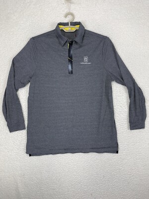 Jamie Sadock Men Shirt 1/4 Zip Large Long Sleeve TPC Golf Stripe ...