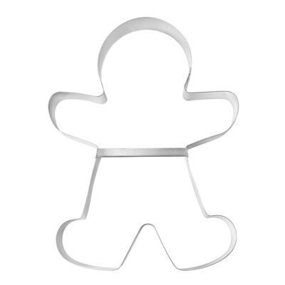 1 Dozen (12 pieces)Extra Large Gingerbread Man 8.5 in Metal Party ...