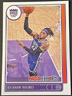 Richaun Holmes 2021-22 NBA Hoops Basketball Base Card #118 Sacramento ...