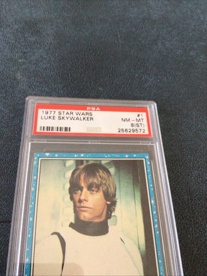 1977 Star Wars Card #1 Luke Skywalker PSA 8(ST) NM-MT | eBay