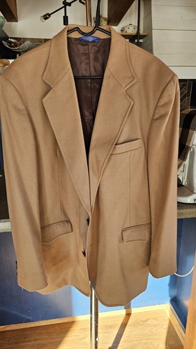 Vintage Pendleton Men's Sport Coat 46L 100% Wool Made in USA Camel ...