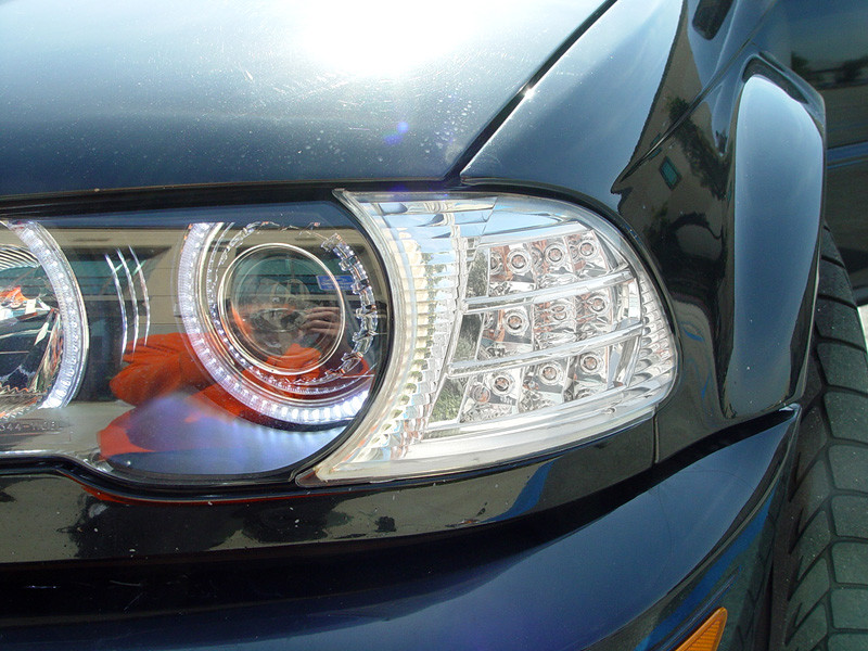 Bmw E38 Usr Depo 02-03 E46 2d Led Corner Light Full Amber Screw-on ...