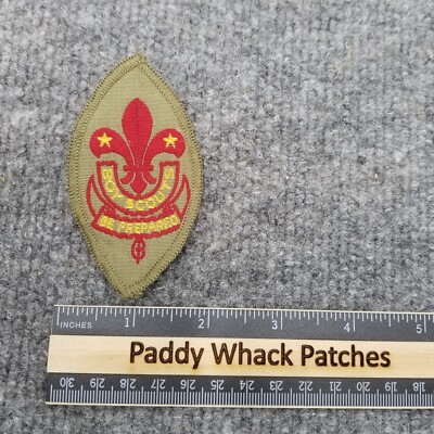 VINTAGE UK / BRITISH SCOUTS BOY SCOUT TENDERFOOT RANK AWARD BADGE U3 ...